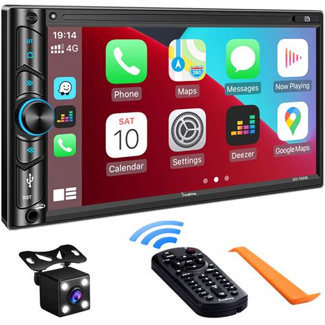 Buy Double Din Car Stereo Compatible With Voice Control Apple Carplay