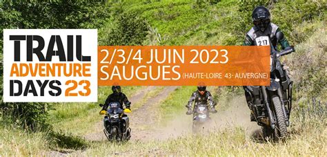Trail Adventure Days 2023 Dernières places disponibles Trail