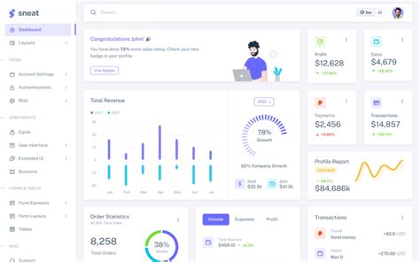 Sneat Free Bootstrap Html Admin Template Super Dev Resources