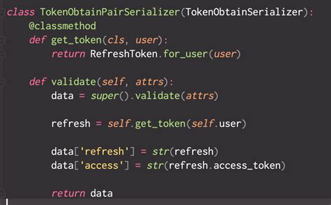 [django] customizing jwt response from django rest framework simplejwt thecoderscamp