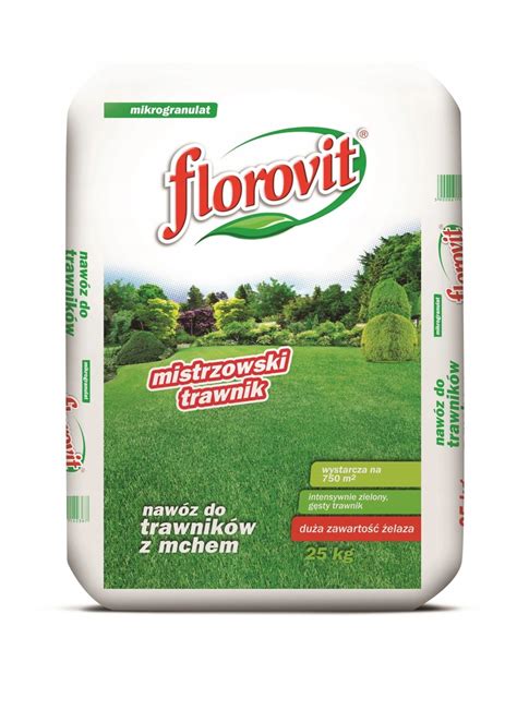 FLOROVIT WIOSENNY NAWÓZ DO TRAWY ANTYMECH 25kg 8876823892 oficjalne