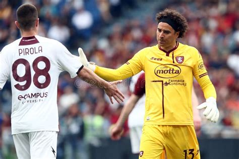 Football Serie A 2022 2023 Soccer Match AS ROMA VS US SALERNITANA 1919