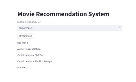 github fidalmathew movie recommendation system movie recommendation system made using python