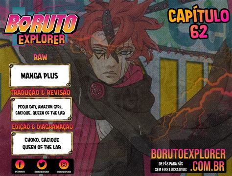 borutoexplorer br on Twitter Disponível Boruto Capítulo 62