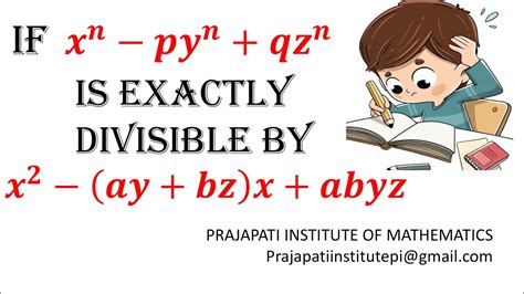 polynomials using factor theorem international mathematical olympiad youtube