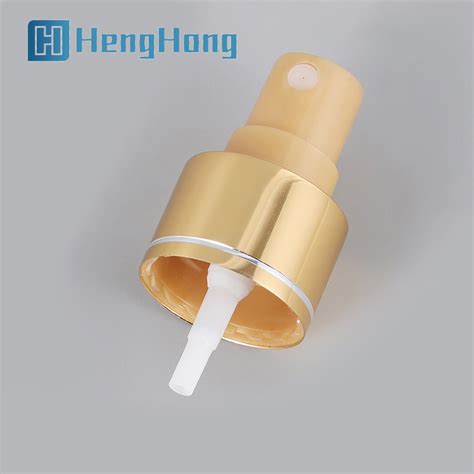 Customized Glass Bottle Gold Aluminum Perfume Fine Mist Sprayer With