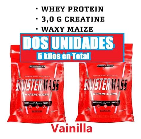 Sinister Mass Ganador De Peso Mass Gainer Dos Unidades Cuotas Sin