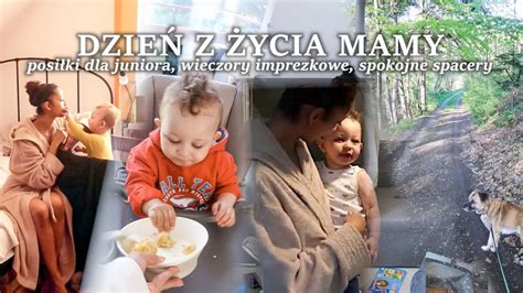 Wieczorna rutyna z imprezką posiłki dla juniora spokojne spacery