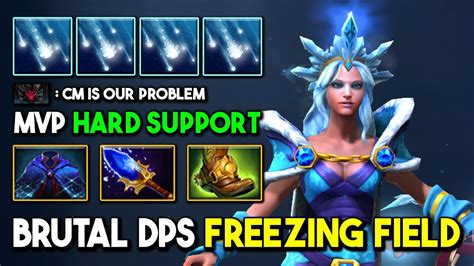 MVP HARD SUPPORT Crystal Maiden Aghs Scepter Can Move During Freezing