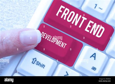 Conceptual Caption Front End Development Internet Concept Altering