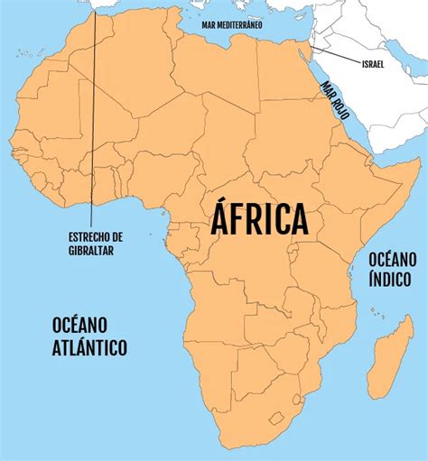 Límites De África Límites Geográficos Y Fronteras de África