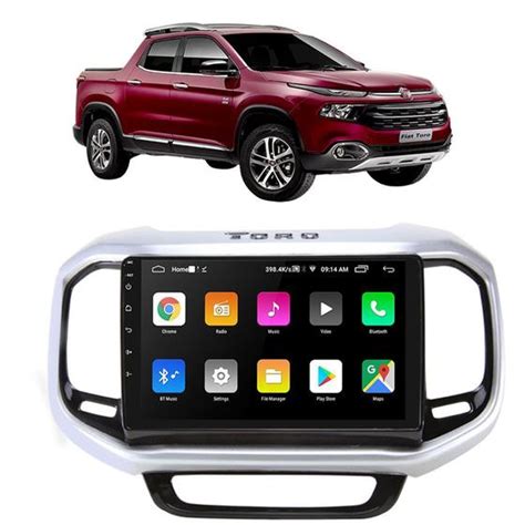 Kit Central Multimídia Android Fiat Toro 2016 2017 2018 2019 A 2021