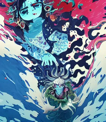 Tim Burtons Style Kimetsu No Yaiba By Alex Pardee And Stable