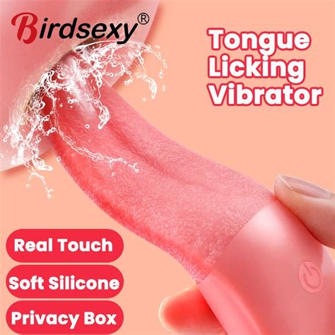 Vibratore Della Lingua Giocattoli Del Sesso Per Le Donne Leccate Di