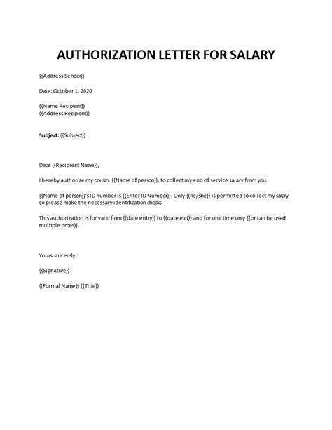 Documents Sample Letter Of Authorization Giving Permission Sample