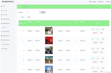（java毕业设计源码 基于java婚纱摄影网站系统 婚纱影楼网站代码 java csdn博客