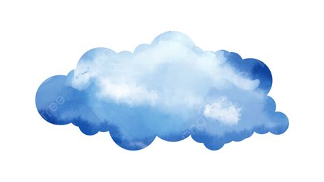 Representación De Degradado De Acuarela De Nubes PNG dibujos Acuarela