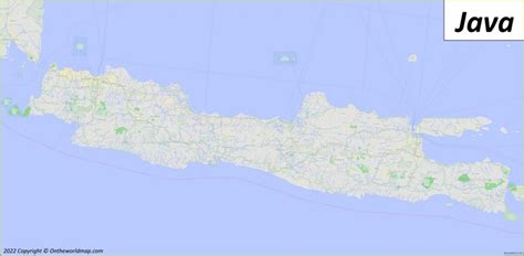 Java Map Indonesia Discover Java Island With Detailed Maps