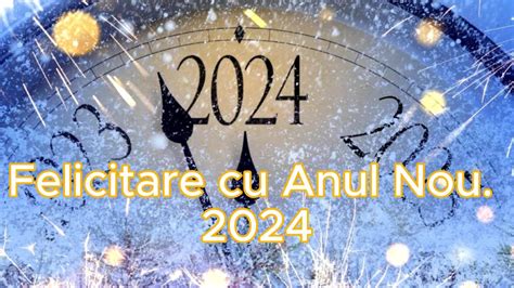 Felicitare Cu Anul Nou 2024 YouTube