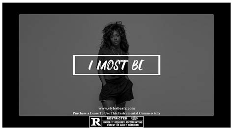 FREE Sad Type Beat I MUST BE Soulful R B X SZA R B Type Beat 2022