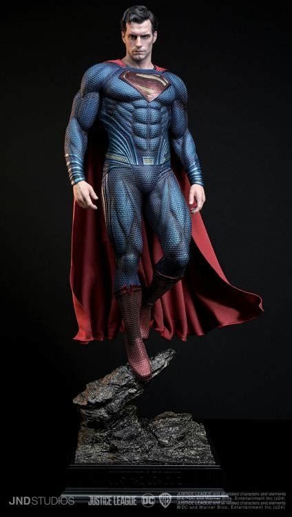 Justice League Hyperreal Platinum Superman Blue Suit 1 3 Scale Statue