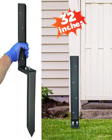 Amazon Jpoip Heavy Duty Steel Fence Post Repair Kit Inch Long