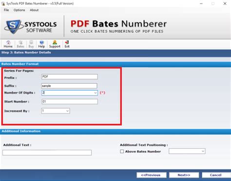 add bates numbers to pdf using pdf bates numbering tool