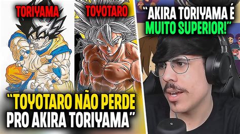 AKIRA TORIYAMA OU TOYOTARO ERIC ARTEM REBATE CRÍTICAS A ARTE DE DRAGON