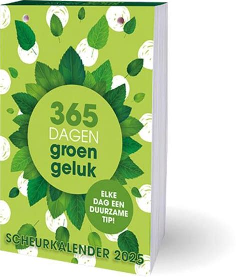 365 Dagen Groen Geluk Scheurkalender 2025 Interstat Boek
