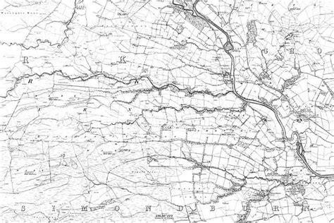 Map Of Northumberland Sheet 076 Ordnance Survey 1864 1867 PICRYL