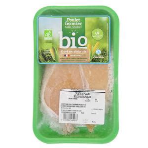 Livraison à domicile Terre d Oc 2 Filets de poulet fermier bio 270g