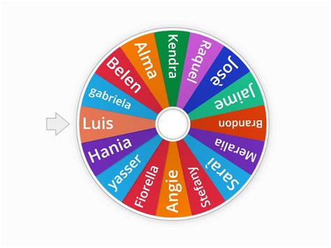 Activities Random Wheel
