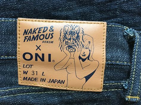 FS Naked Famous X Oni Collab Weird Guy Supermarket Superfuture