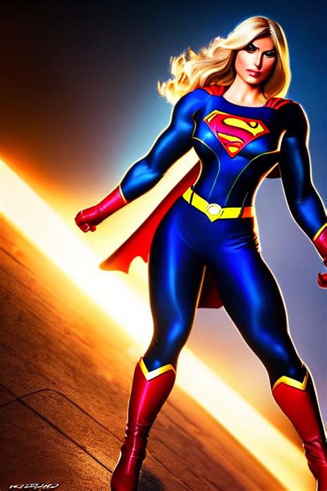 Realistic Detailed Image Of A Curvy Muscular Superg OpenArt