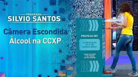 Álcool em Gel na CCXP Alcohol Gel Hand Sanitiser Prank Câmeras
