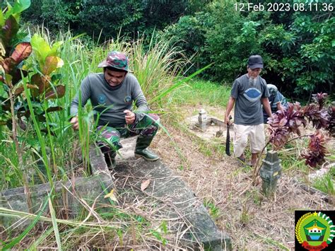 Sambut Peringatan Isra Mi Raj Babinsa Serka Edi Sucipto Goro Bersama