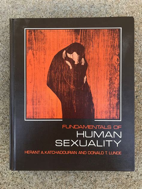 Fundamentals Of Human Sexuality1970s Textbookhuman Etsy