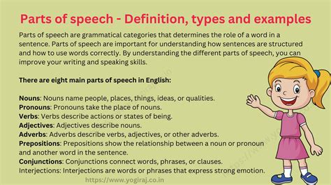 Parts Of Speech Definition Types Types And Examples