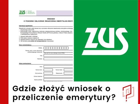 Wnioski Do Zus O Przeliczenie Emerytury Image To U