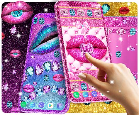 Pink Glitter Lips Wallpaper Lipstutorial Org