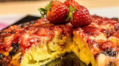 Torta Rovesciata Alle Fragole In Padella