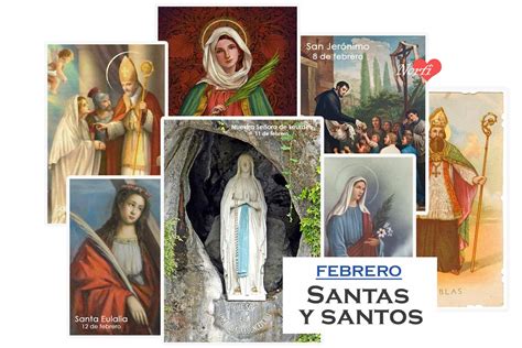 Santas Santos Y Santoral Cat Lico Del Mes De Febrero
