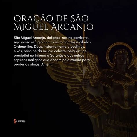Descubra A Poderosa Ora O De S O Miguel Arcanjo O Segredo