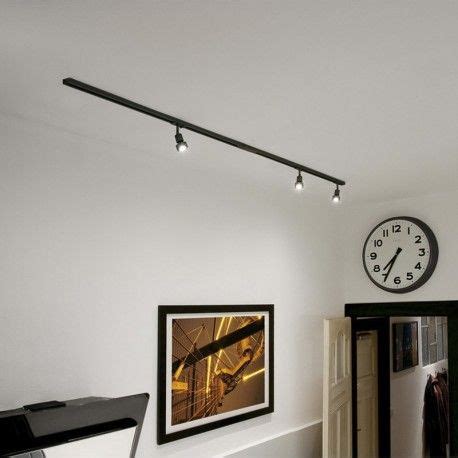 Spots sur rail Lampe Puri L2x100 cm Noir Spot salon Idée déco