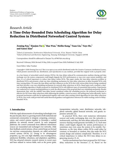 pdf a time delay bounded data scheduling algorithm for delay reduction in distributed