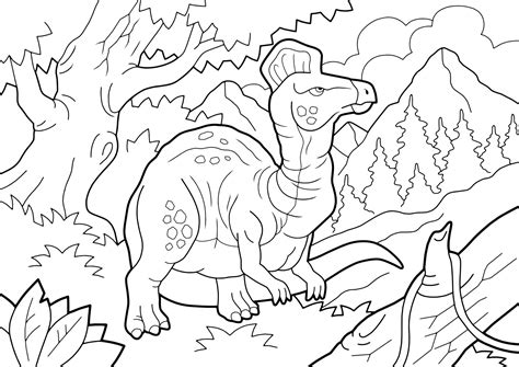 Dinosaur Coloring Pages For Adults