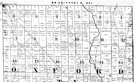 McBRIDE S 1836 Butler County Township Maps