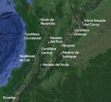 Región Andina de Colombia Características Principales