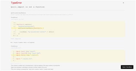 React Quill Demo Forked Codesandbox