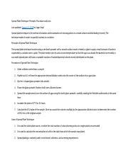 Spread Plate Technique Principle Procedure And Uses Docx Spread